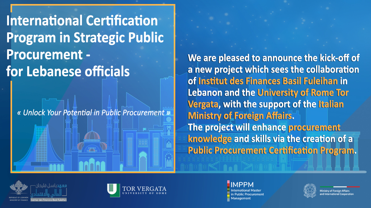 Public Procurement Management International Master